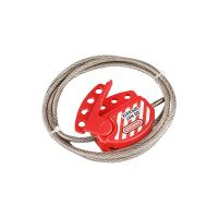 China 1.8 Meter Adjustable Cable Lockout With 6 MM Anti UV PVC Outer Layer for sale