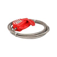 China 1.8 Meter Adjustable Cable Lockout With 6 MM Anti UV PVC Outer Layer for sale