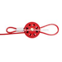 China BD-L31 encryption alloy lock Steel wire rope Lockout for cable ,Brady Wheel Cable Lockout for sale