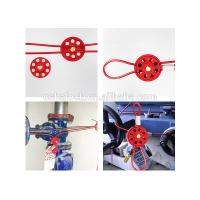 China BD-L31 encryption alloy lock Steel wire rope Lockout for cable ,Brady Wheel Cable Lockout for sale