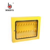 China Durable Lock Out Tag Out Key Box With 30 Padlock Positions Red / Yellow Color for sale