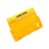 China Durable Lockout Station Board PC Material With 4/10 Padlock Positions for sale