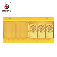 China Steel Material Lockout Padlock Station 8 Padlocks Lockout Tagout Station Cabinet for sale