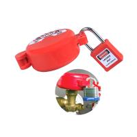China Anti Bending Pneumatic Lockout Red Color ODM Supported With Safety Warning Label for sale
