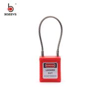 China BOSHI Brand Durable Stainless Steel Cable Shackle Safety Padlock for sale
