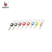 China BOSHI Customized Color Stainless Steel Cable Wire Safety Padlock for sale