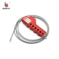 China Small Adjustable Cable Lock Red Color For Joint Venture Automobile Factory for sale