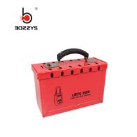 China Industrial Safety Group Lockout Box , Wear Resistant Lockout Key Box Red Color for sale