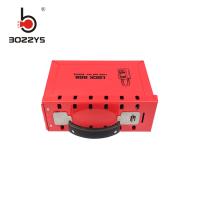 China Industrial Safety Group Lockout Box , Wear Resistant Lockout Key Box Red Color for sale