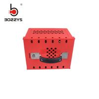 China 12 Padlocks Portable Lockout Lock Box With Steel Plate Lock Body And Nylon Handle for sale