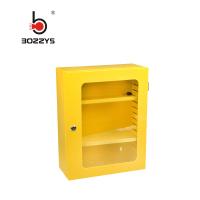 China 12 Padlocks Portable Lockout Lock Box With Steel Plate Lock Body And Nylon Handle for sale