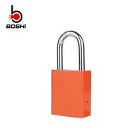 China 38MM Shackle Length Aluminum Padlock Aluminum Material With Anodization Treatment for sale