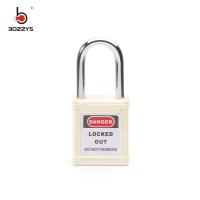 China BOSHI Oem Custom Multi-Color Optional 38Mm Steel Shackle Safety Padlock for sale