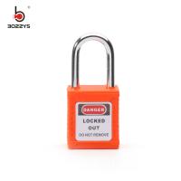 China BOSHI Oem Custom Multi-Color Optional 38Mm Steel Shackle Safety Padlock for sale