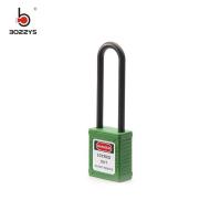 China BOSHI Cheap Price 76Mm Nylon Shackle Insulation Safety Padlock for sale