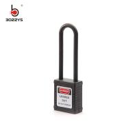 China BOSHI Cheap Price 76Mm Nylon Shackle Insulation Safety Padlock for sale