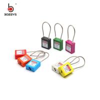 China BOSHI Customized Nylon PA Body Cable Shackle Safety Padlocks for sale