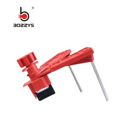 China Two Arms Universal Valve Lockout Device Red Color For Ball / Butterfly Valve for sale