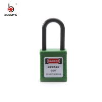 China BOSHI China Factory 38mm Plastic Shackle Insulated Safety Padlocks for sale