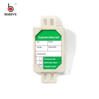 China High Strength Plastic Scaffolding Tag , Electrical Panel Lock Out Tag Out for sale
