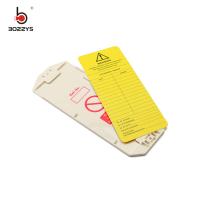 China Heart Resistant Safety Lockout Tags Humanized Design With Multifunctional Insert for sale