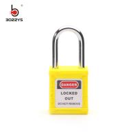 China BOSHI Oem Acceptable 38mm Steel Shackle Safety Padlocks for sale