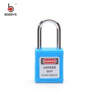 China BOSHI Oem Acceptable 38mm Steel Shackle Safety Padlocks for sale