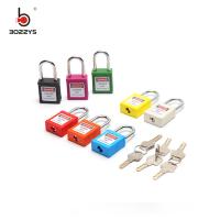 China BOSHI Oem Acceptable 38mm Steel Shackle Safety Padlocks for sale