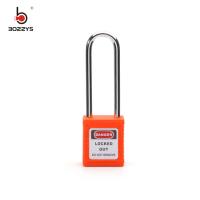 China BOSHI Custom Color Durable 76Mm Steel Shackle Safety Padlock for sale