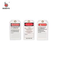 China Universal PVC Re-erasable tagout sign Suitable to Overhaul of lockout-tagout equipment safety warning for sale