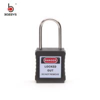 China BOSHI High Quality 38mm Steel Shackle Safety Lockout Padlock for sale
