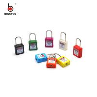 China BOSHI High Quality 38mm Steel Shackle Safety Lockout Padlock for sale