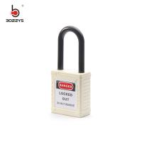 China BOSHI Custom Logo 38Mm Plastic Shackle Insulated Safety Padlocks for sale