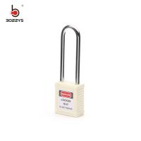 China BOSHI Cheap Price 76mm Steel Shackle Long Shackle Safety Padlocks for sale