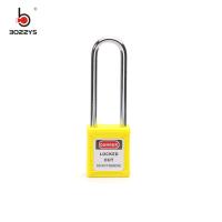 China BOSHI Cheap Price 76mm Steel Shackle Long Shackle Safety Padlocks for sale