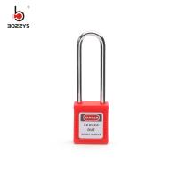 China BOSHI Cheap Price 76mm Steel Shackle Long Shackle Safety Padlocks for sale