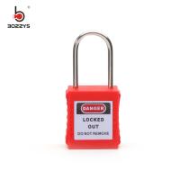 China BOSHI Custom Logo Multi-Color Optional 38Mm Steel Shackle Safety Padlock for sale