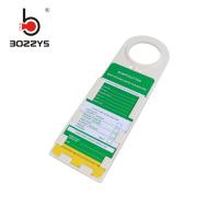 China BOSHI High Quality ABS Engineering Plastic Safety Scaffolding Tags for sale