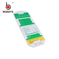 China BOSHI High Quality ABS Engineering Plastic Safety Scaffolding Tags for sale