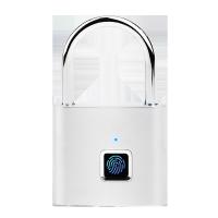 China 10 fingerprints Rainproof Smart fingerprint padlock for sale