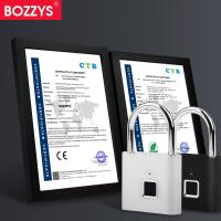 China 10 fingerprints Rainproof Smart fingerprint padlock for sale