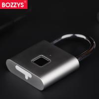 China 10 fingerprints Rainproof Smart fingerprint padlock for sale
