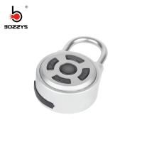 China OEM Acceptable Led Light Display Keyless Smart Bluetooth Pad Lock for sale
