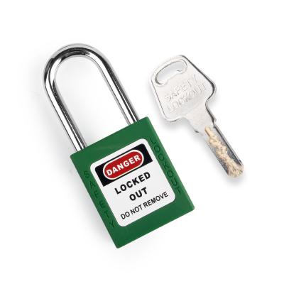 China 38mm Steel Shackle safety pad lock for lockout for sale