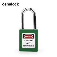 China 38mm Steel Shackle safety pad lock for lockout for sale