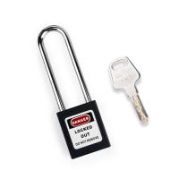 China long nylon shackle safety padlock with keyed alike for sale