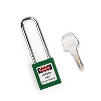China Manufacturer of industrial locks Long steel Shackle Security padlock with keyed alike for sale