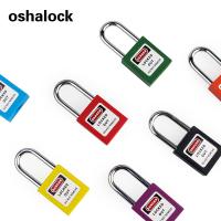 China White plastic Steel beam lockout Safety padlock brand for sale