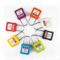 China Chinese manufacturer stainless steel Zenex composite shackle safety tagout loc-kout padlock with master key for sale