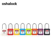 China Chinese manufacturer stainless steel Zenex composite shackle safety tagout loc-kout padlock with master key for sale